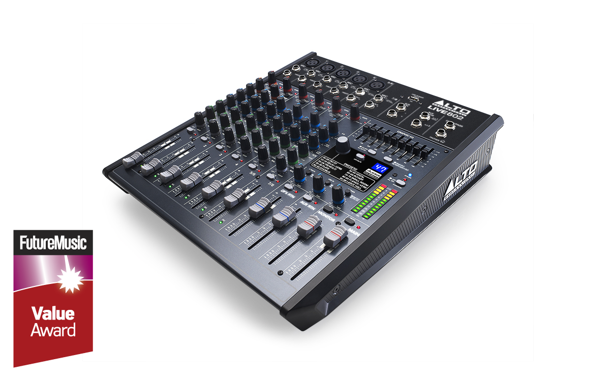 ALTO LIVE 802 PROFESSIONAL 8-CHANNEL 2-BUS MIXER