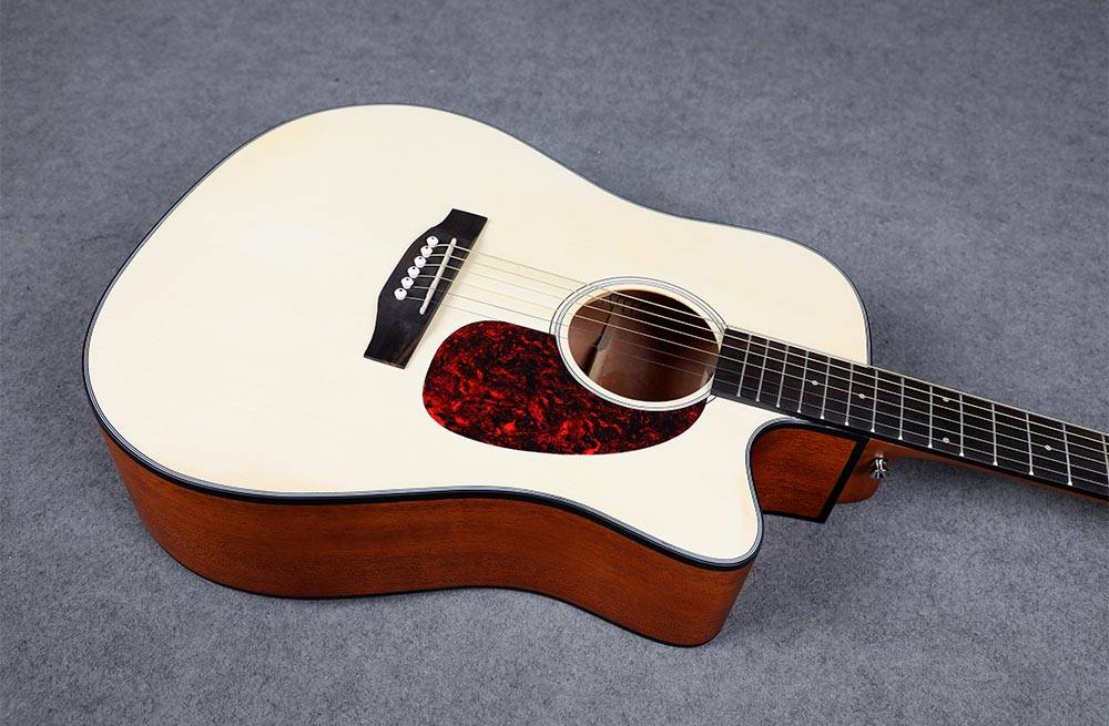 CHARD ED42C/CE 41" CUTAWAY ACOUSTIC GUITAR WITH EQ & GIG BAG (SPRUCE ...