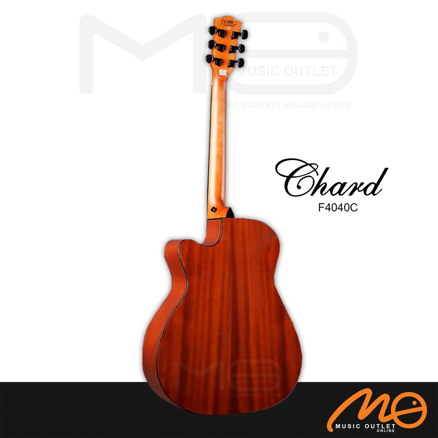 CHARD F4040C 40" ACOUSTIC GUITAR (NATURAL)
