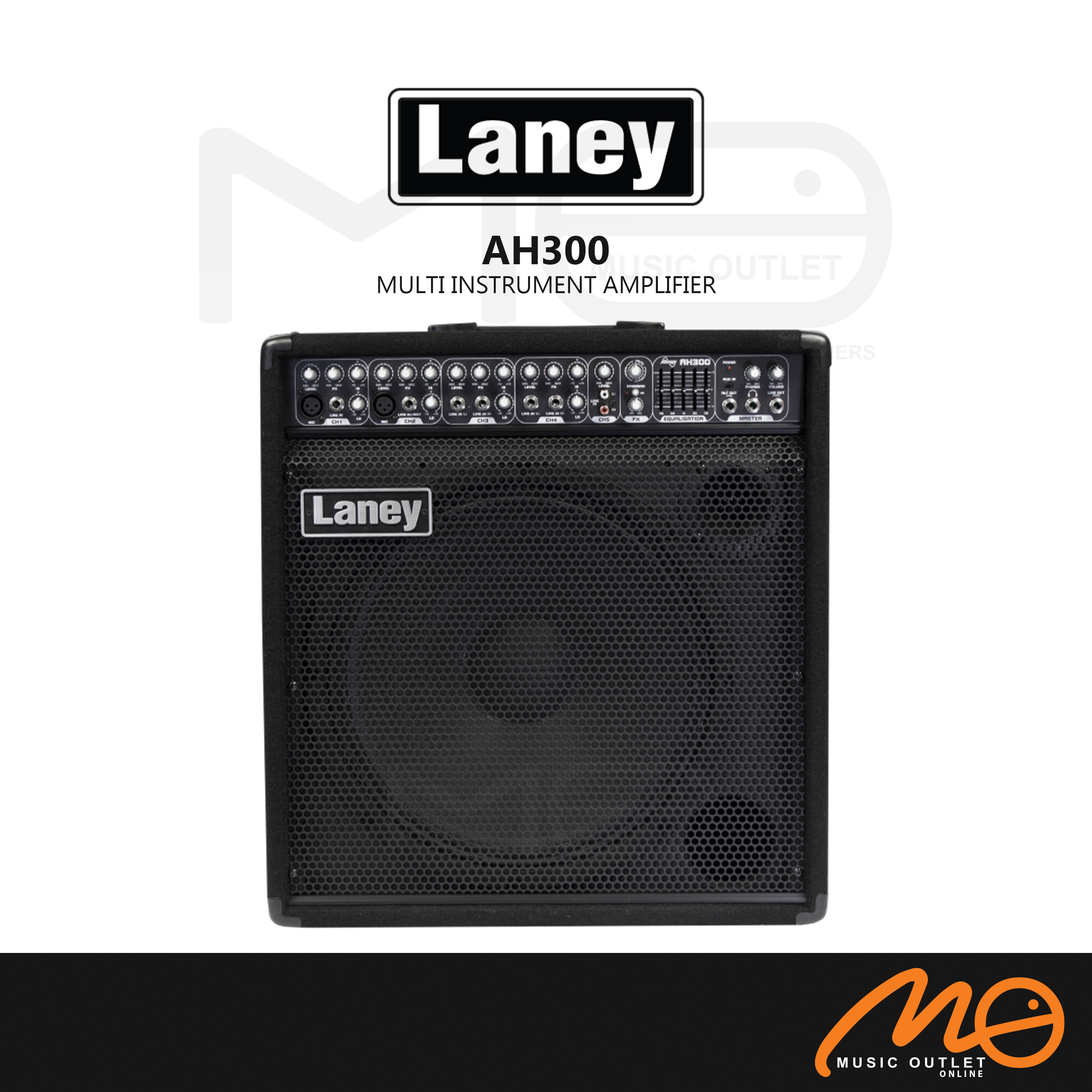 LANEY AH300 AUDIOHUB 300W 1x15" COMBO MULTI INSTRUMENT AMPLIFIER